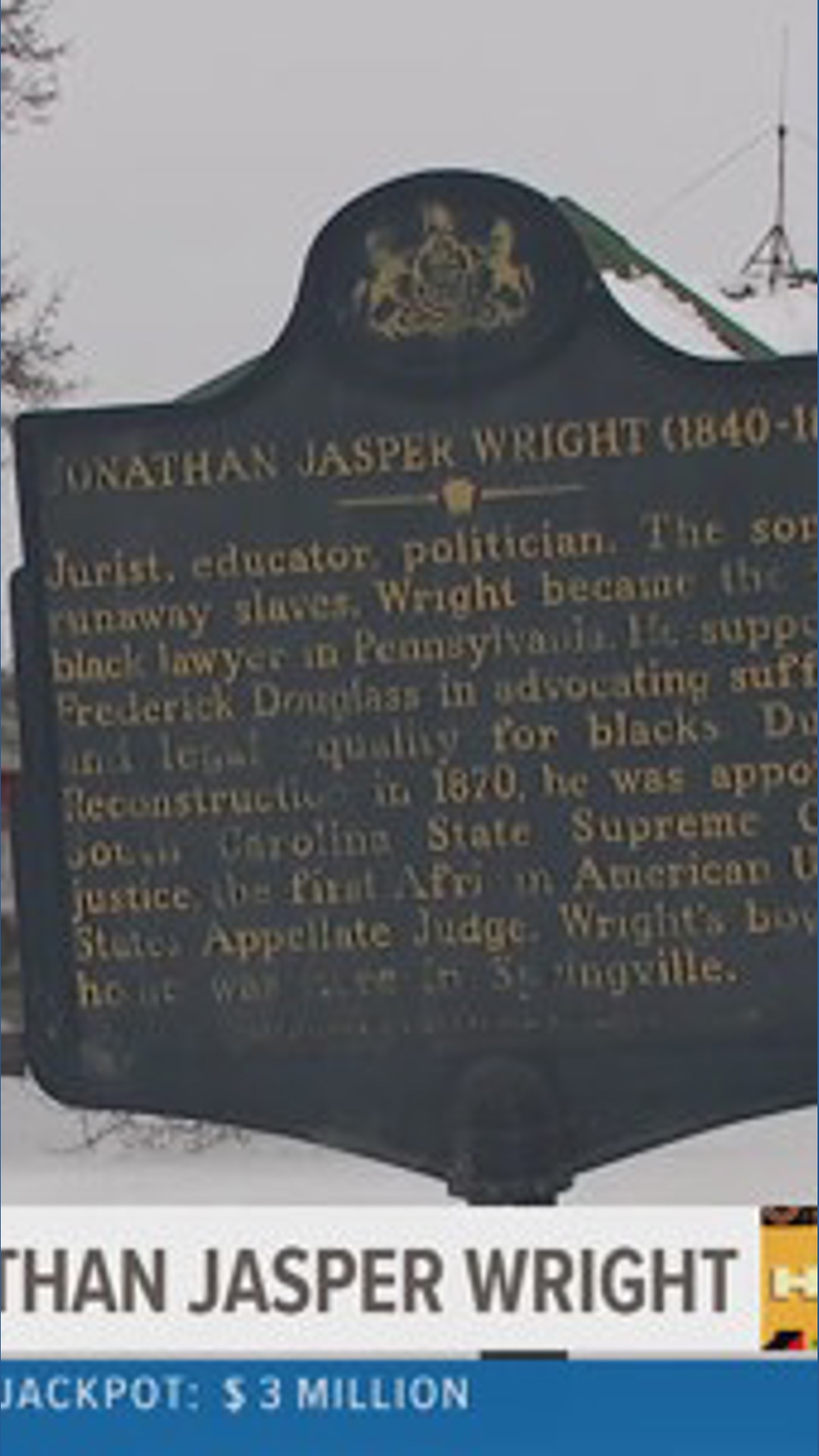 The story of Jonathan Jasper Wright | Black History Month | wnep.com