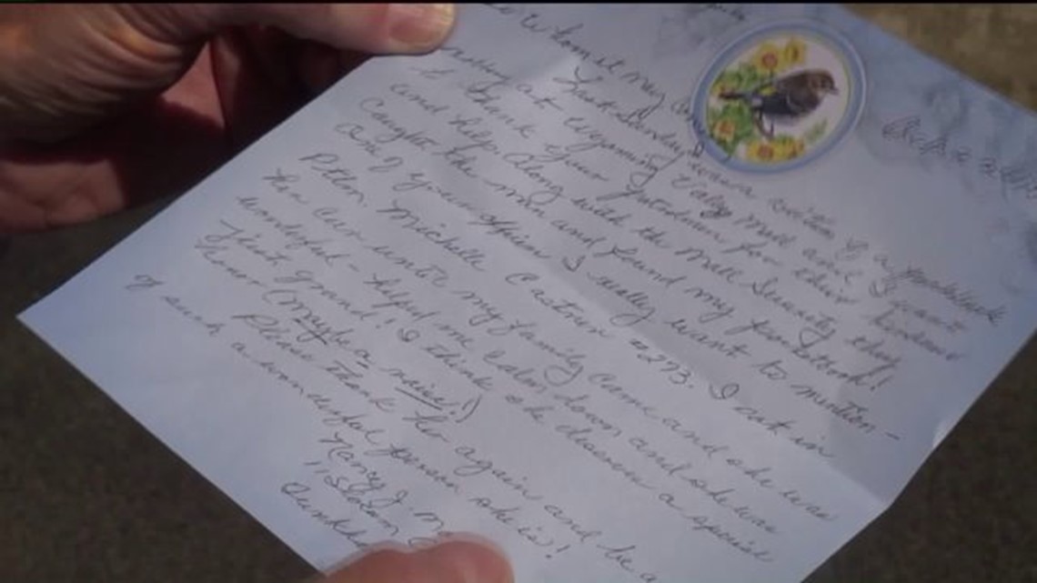 Police Receive Handwritten Thank You Note from Purse Snatching Victim ...