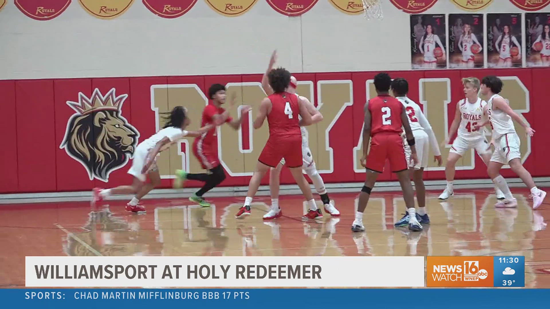 Williamsport With The 53-45 Win Over Holy Redeemer In Boy's High-School ...