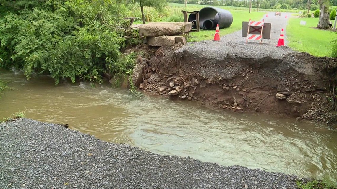 Bridge collapse leaves residents stranded | wnep.com