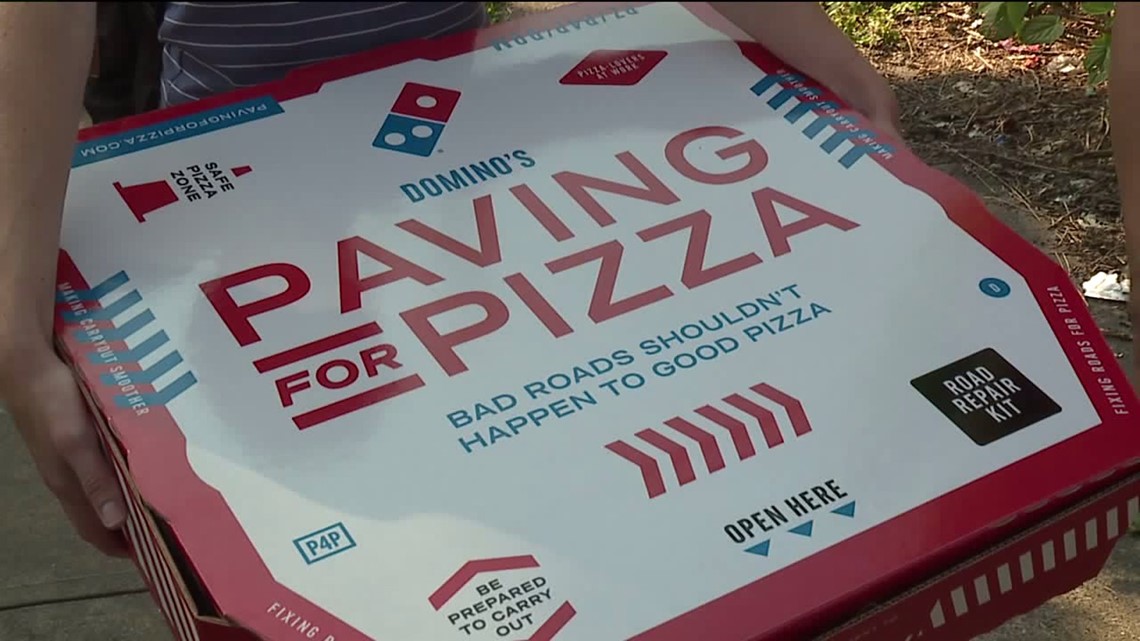 City of Wilkes-Barre Partners with Domino’s Pizza for Pothole Paving ...