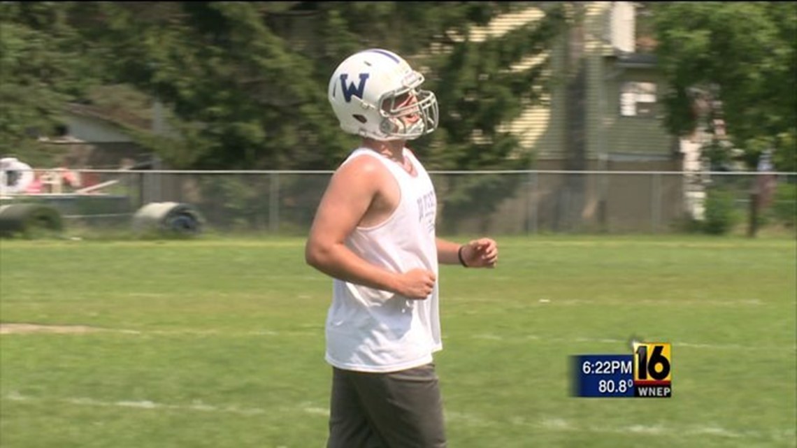 Invaders continue with summer football conditioning | wnep.com