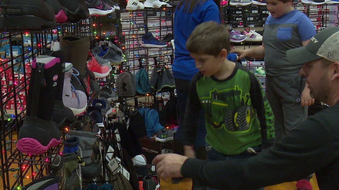 Local Businessman Donates Over 500 Pairs of Shoes to Elementary ...