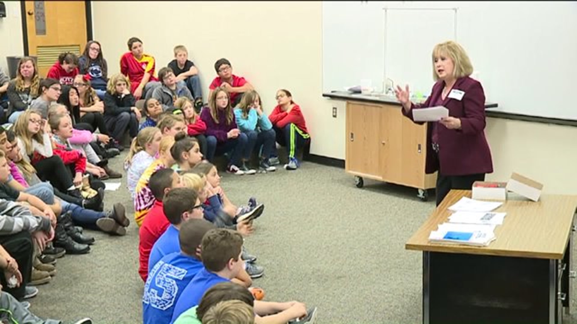 Meteorologist Noreen Clark Gave Lesson to Students in Luzerne County ...