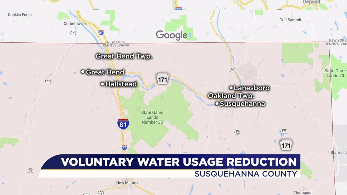 PA American Water Issues Voluntary Water Use For Six Communities in ...