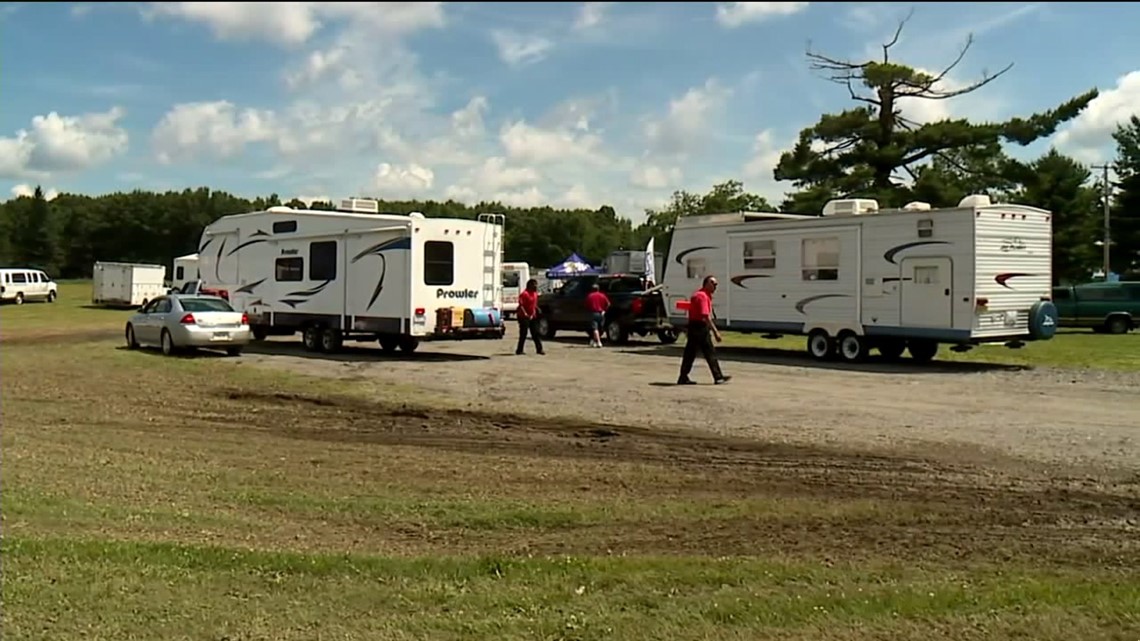 RVs Rolling into Pocono Raceway | wnep.com