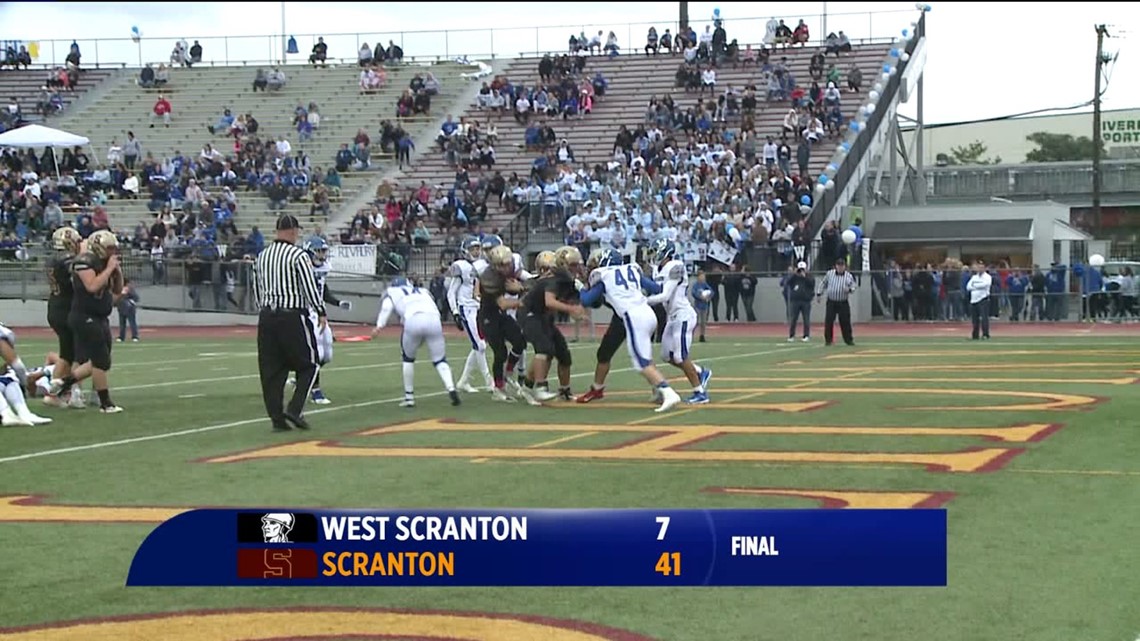 Scranton Beats West Scranton 41-7 in Sunday Bell Game | wnep.com