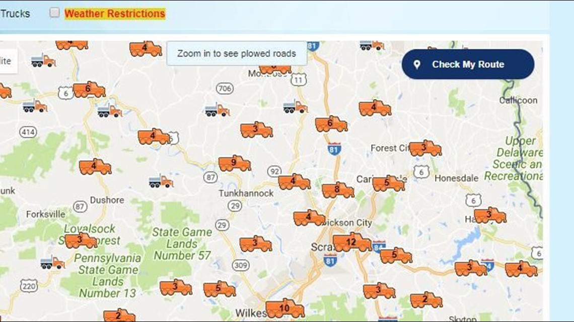 PennDOT plow tracker | wnep.com