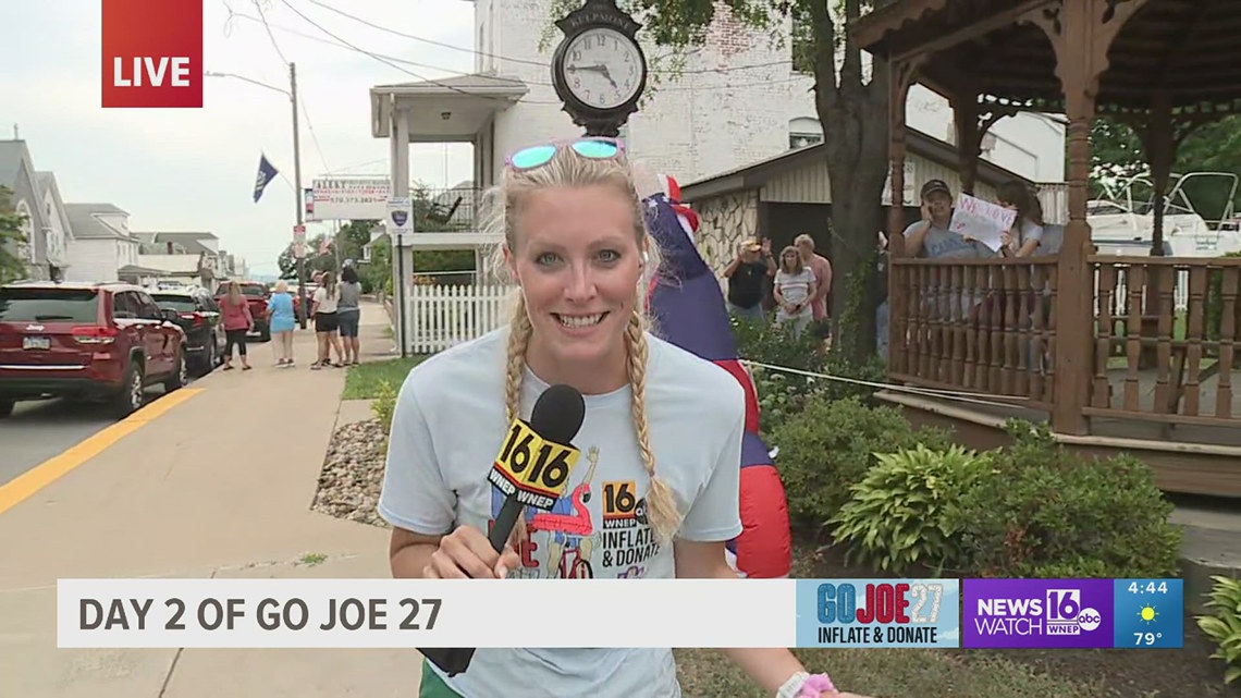Joe makes his way to Kulpmont during Go Joe 27 | Day 2 | wnep.com