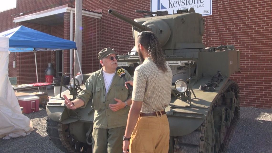 Lady Lois the Stuart Tank at the Bloomsburg Fair | Jeremy's Journeys ...