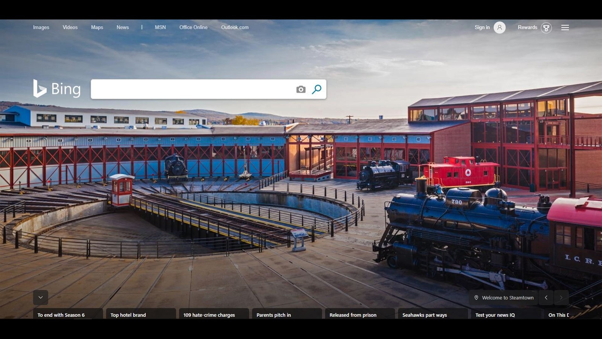 Steamtown National Historic Site Gets Global Attention as Bing ‘Image ...