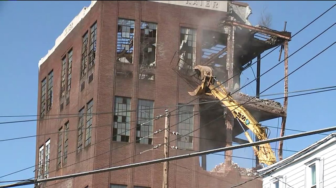 Kaier Brewery Building Demolition | wnep.com