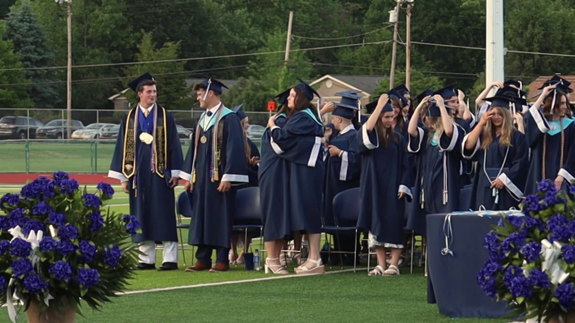 Twin takeover: sisters graduate as salutatorian and valedictorian ...