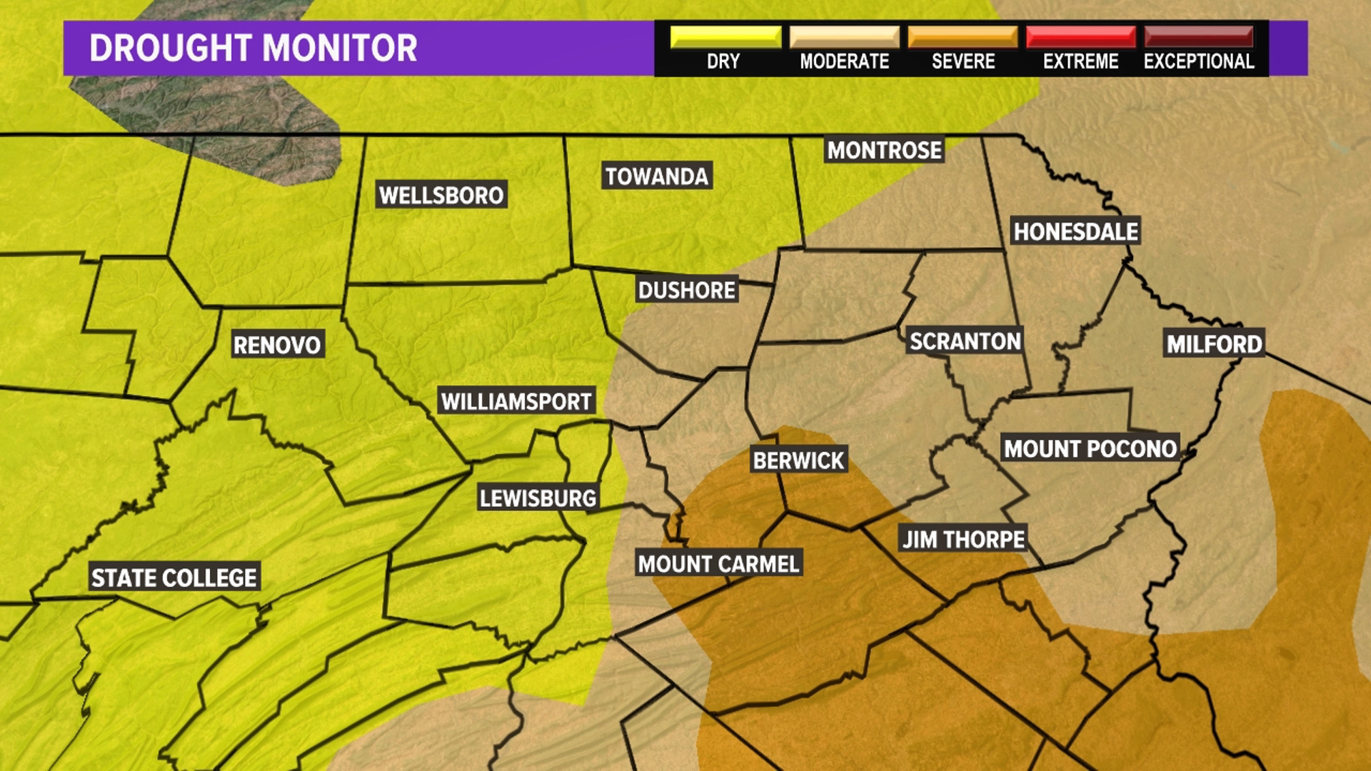 Drought like conditions in Pennsylvania continue | wnep.com