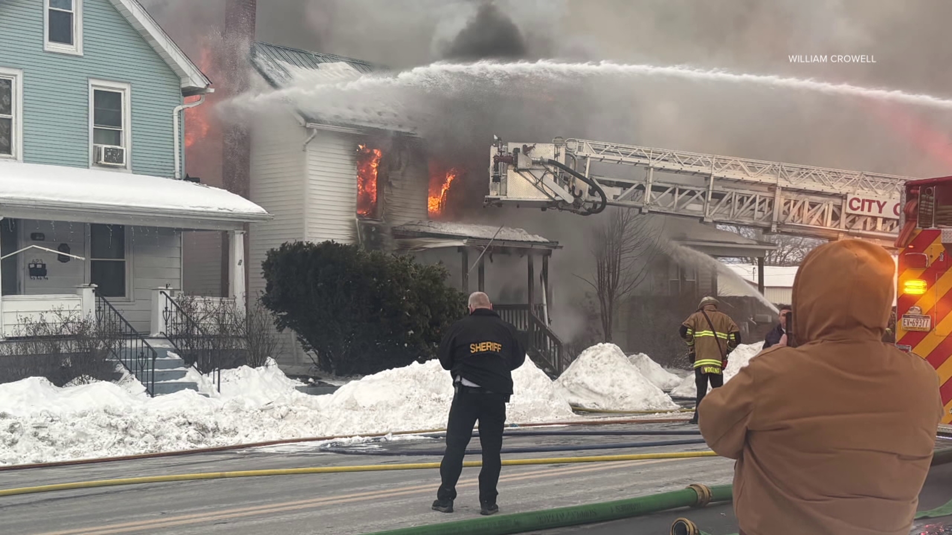 Victim jumped from window to escape house fire in Lock Haven, officials ...