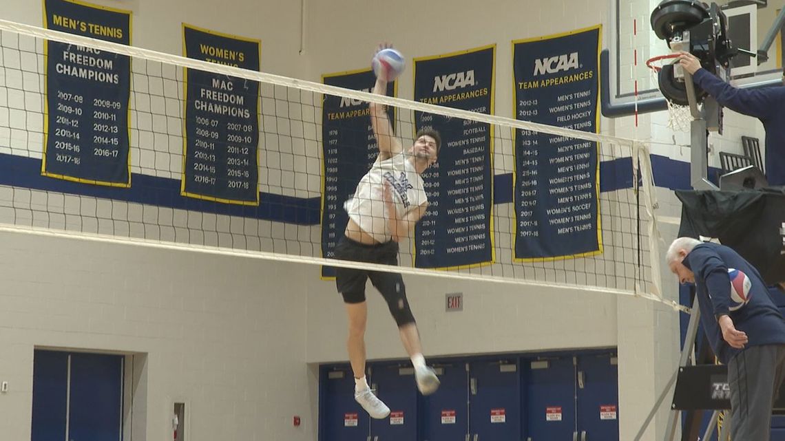 Jackson Shafer first to 1,000 kills in Wilkes men's volleyball program ...