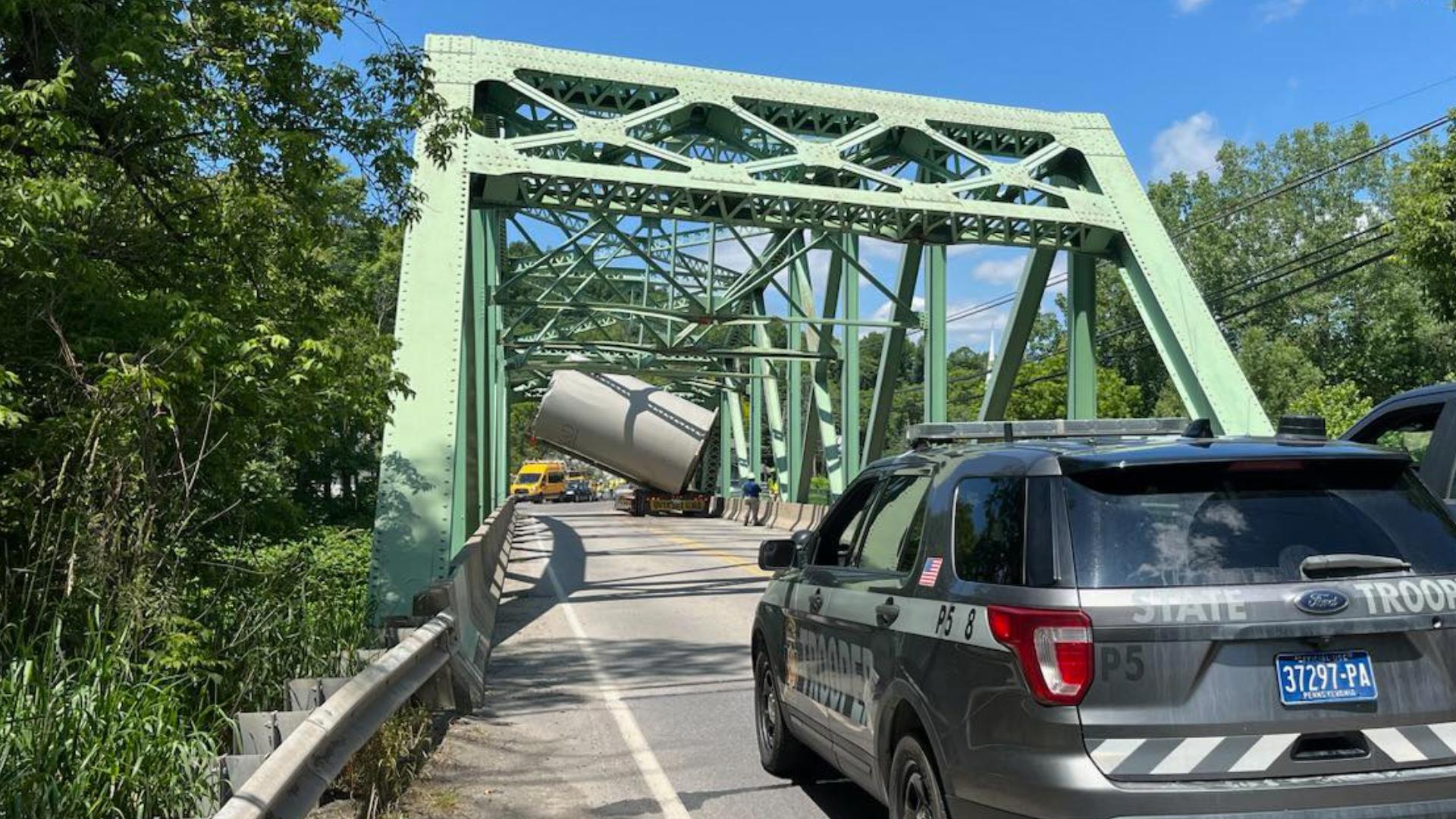 Rig wreck on bridge closes road in Bradford County | wnep.com