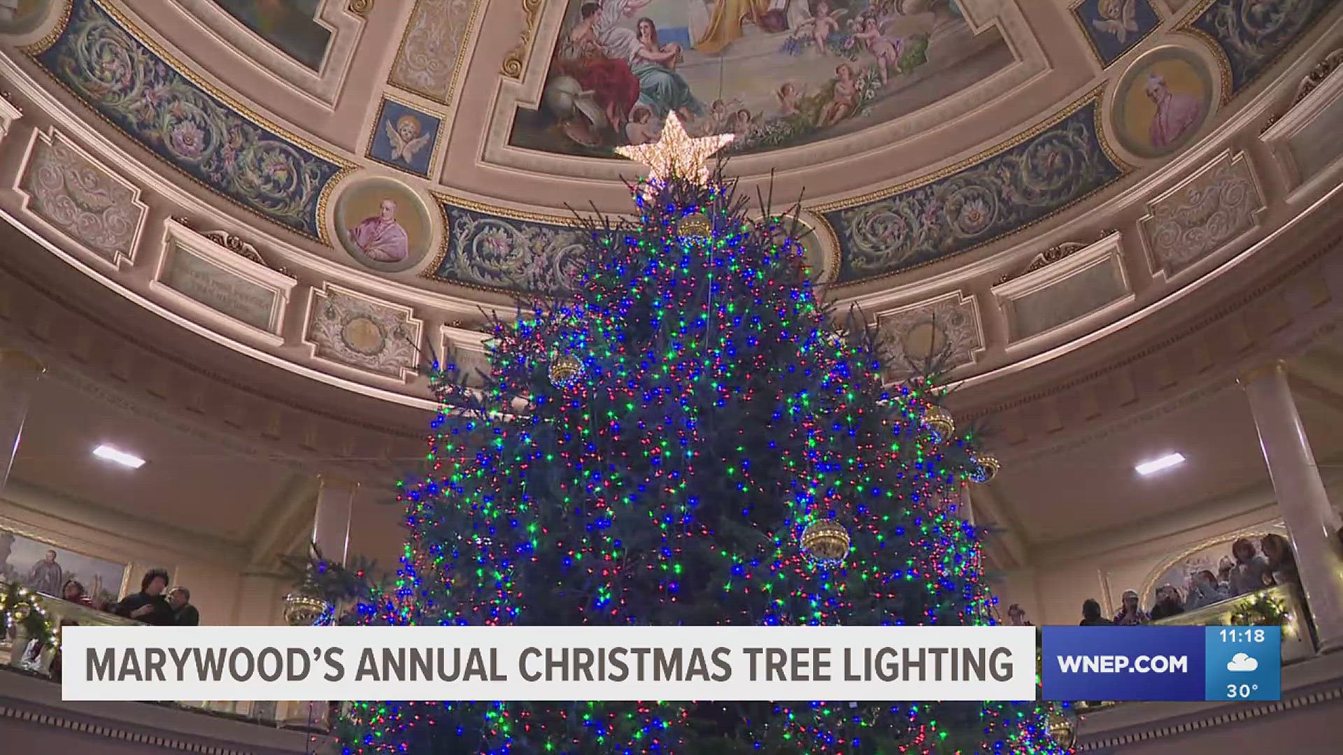 Marywood University holds annual Christmas tree lighting | wnep.com