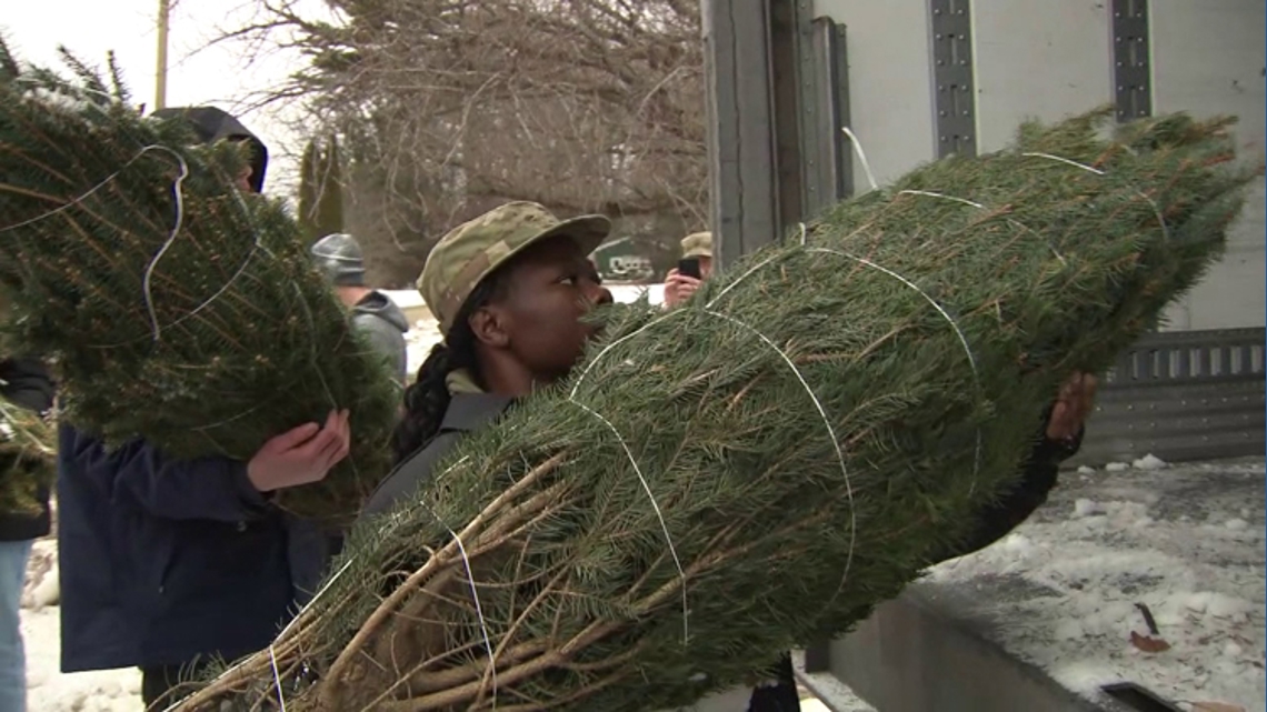 Yenser's Tree Farm delivers holiday cheer to military families through ...