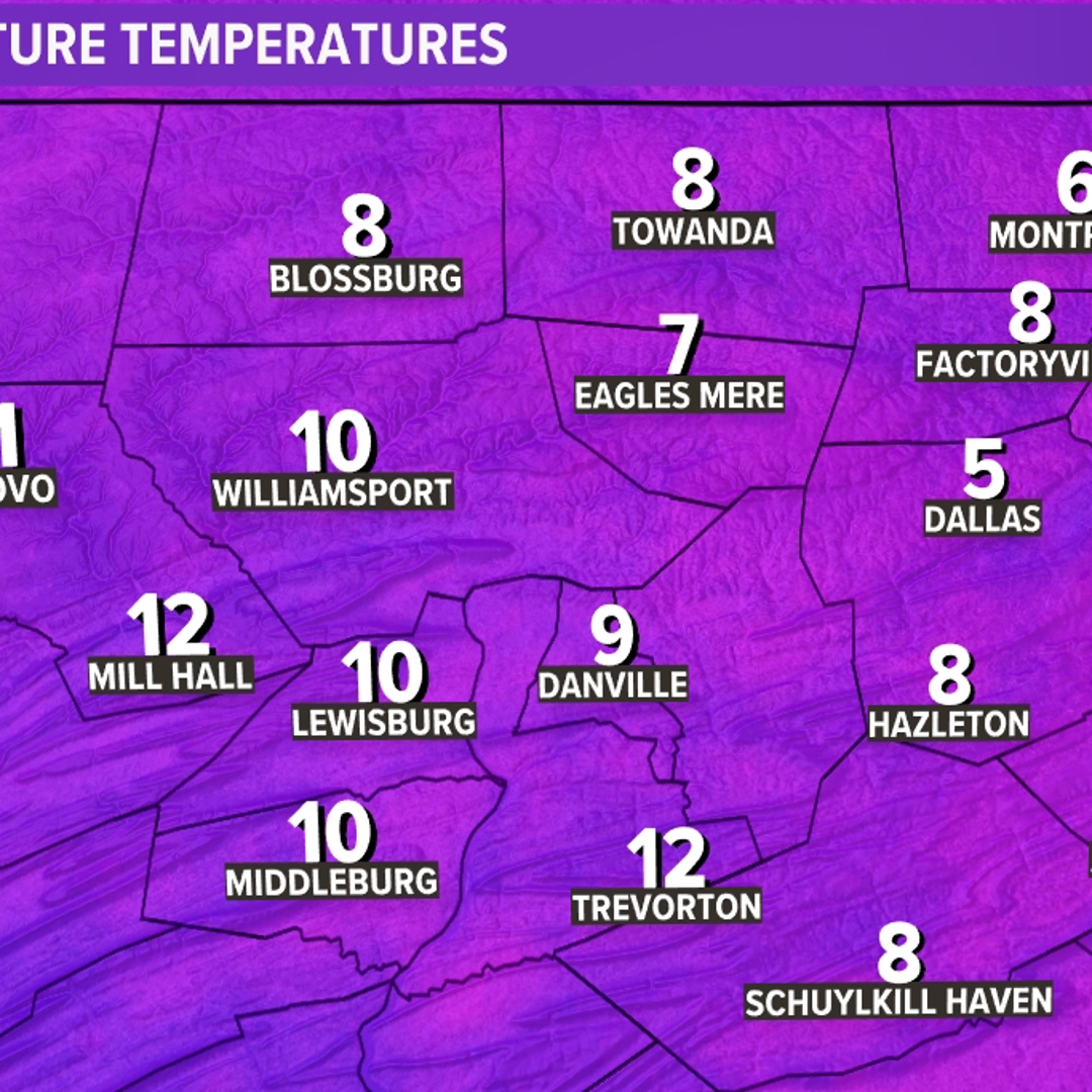 Friday morning temps in the single digits | Weather Impact Alert | wnep.com