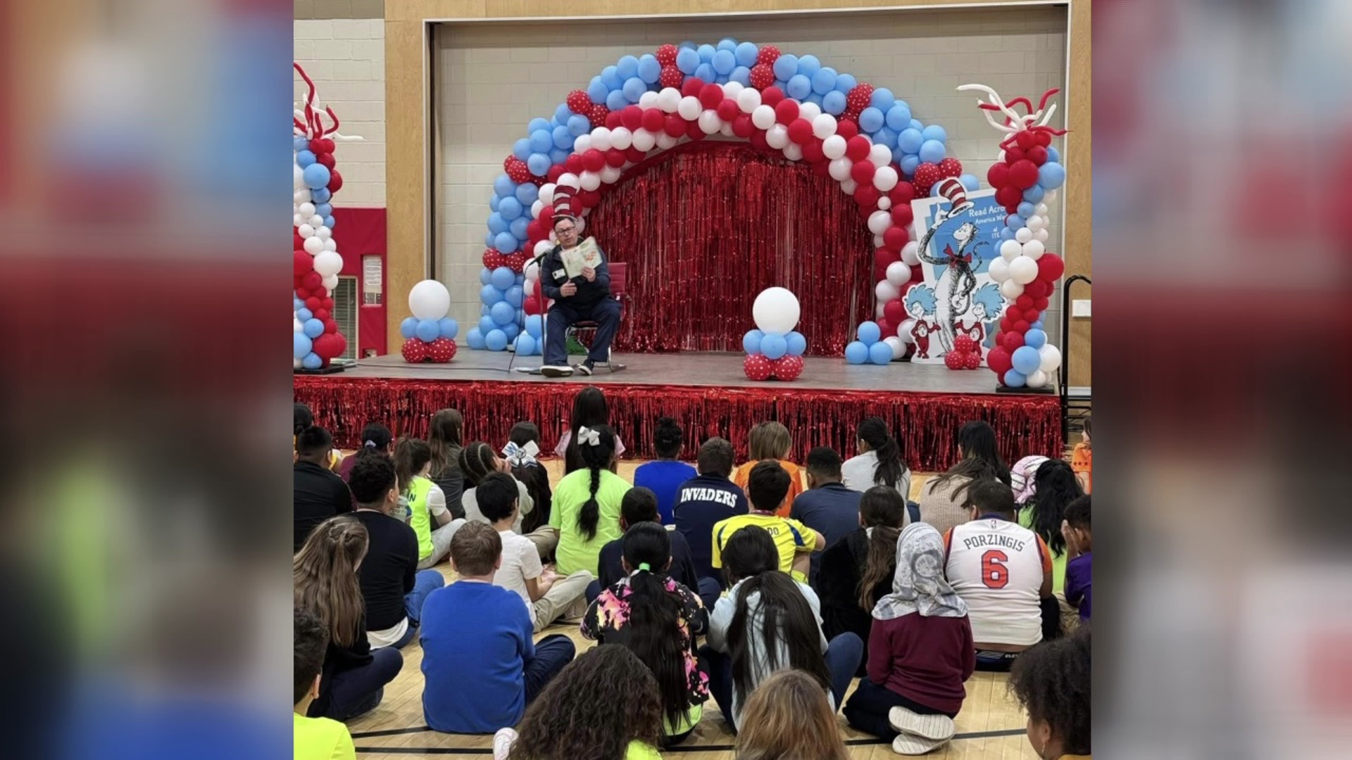 Newswatch 16's Steve Lloyd reads to students at Isaac Tripp Elementary ...