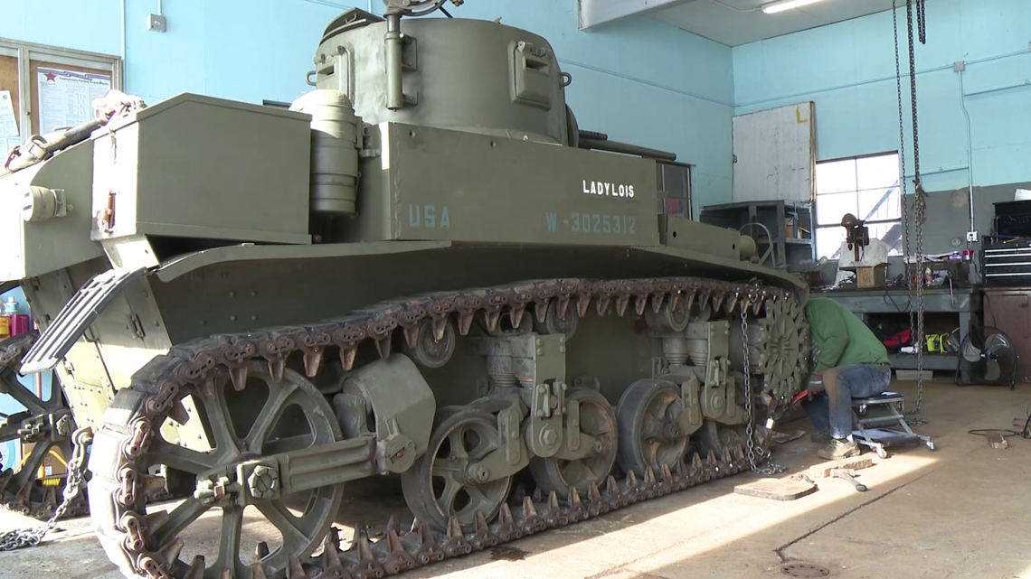 Stuart Tank Museum's Lady Lois gets new shoes | wnep.com