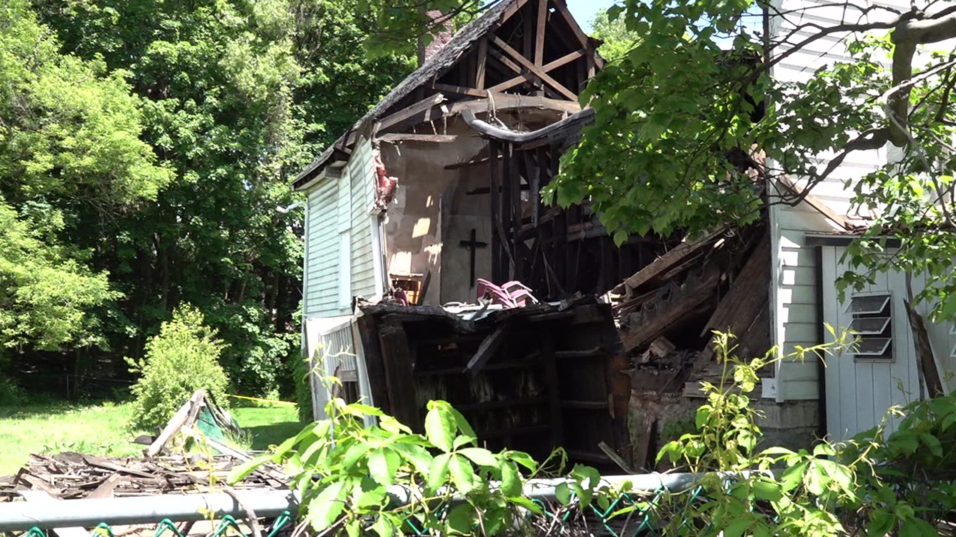 Church collapses overnight in Columbia County | wnep.com
