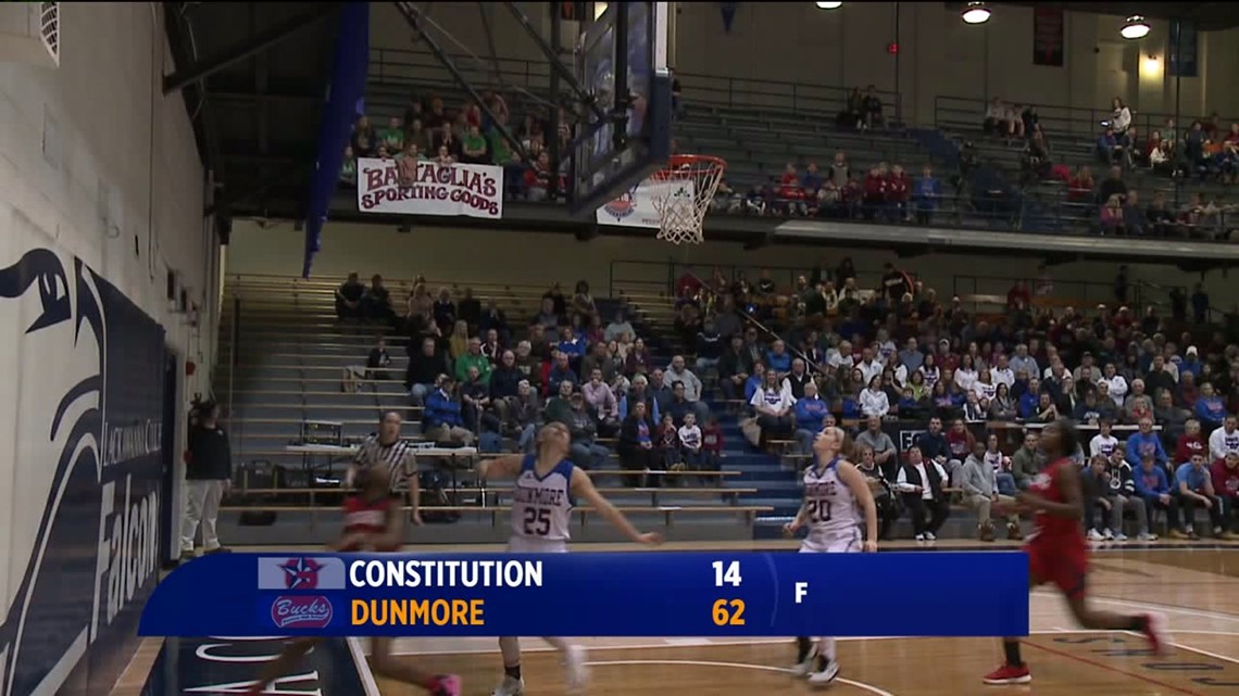 Dunmore vs Constitution girls basketball | wnep.com