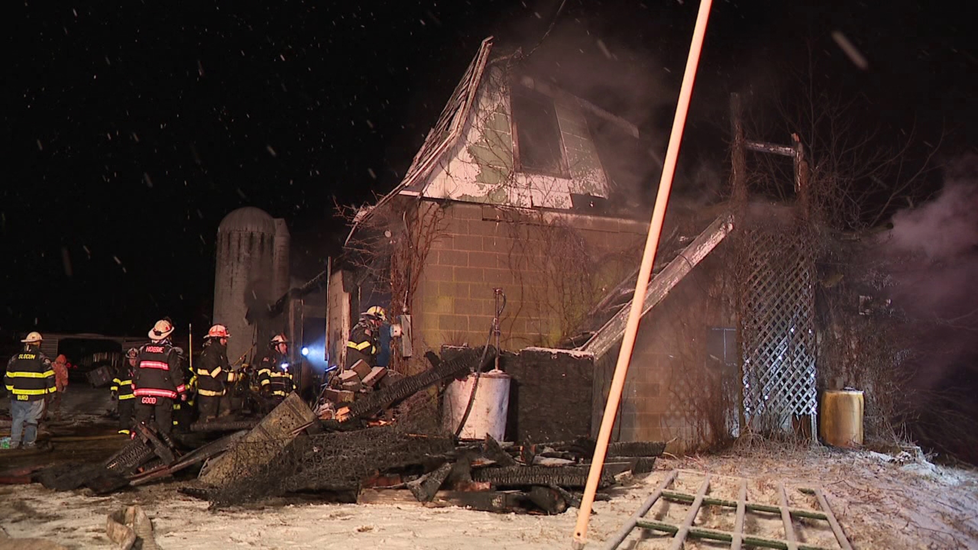 Fire blazes through barn in Luzerne Co. | wnep.com