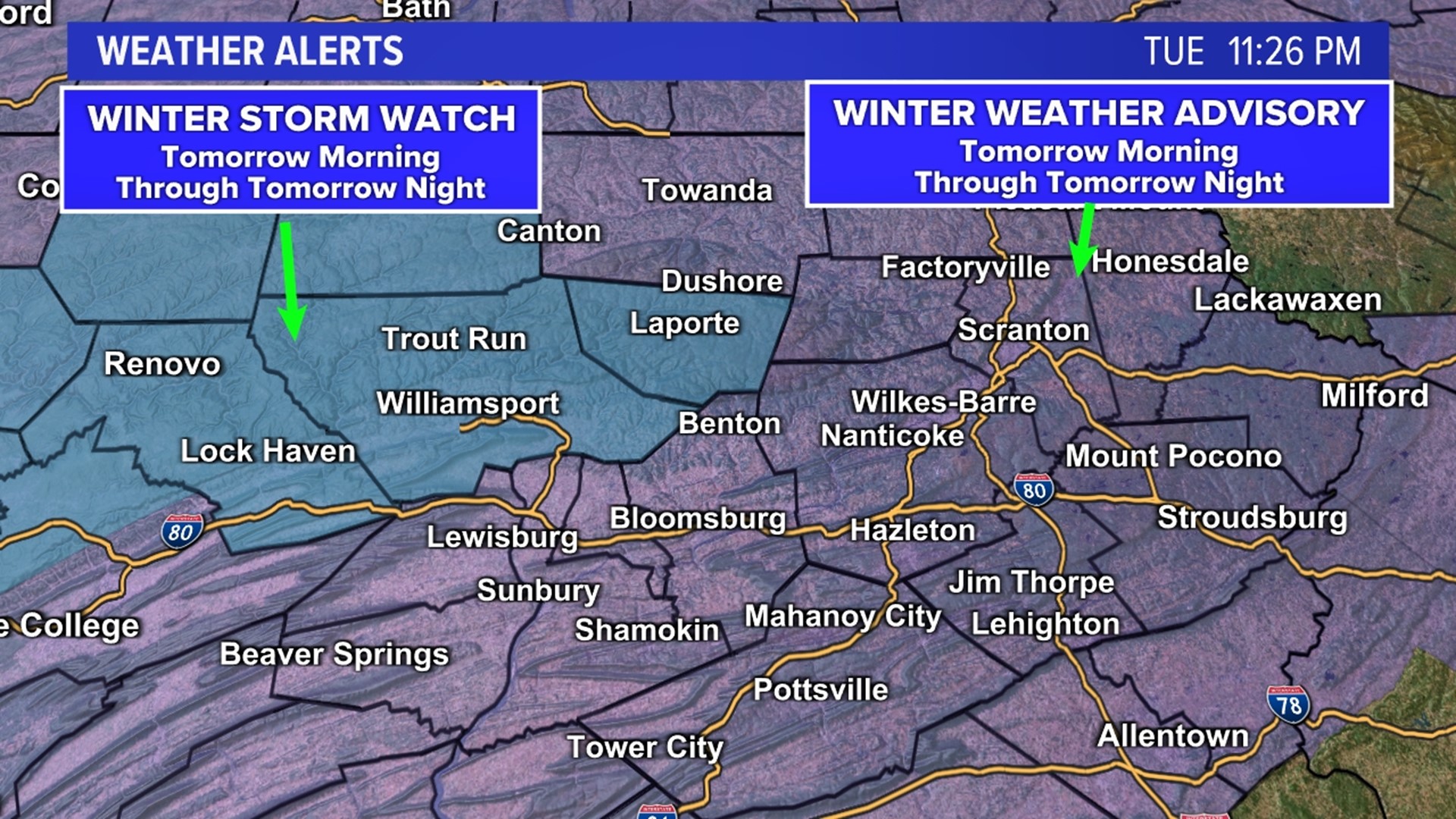 Meteorologist John Hickey provides updates on the storm | wnep.com