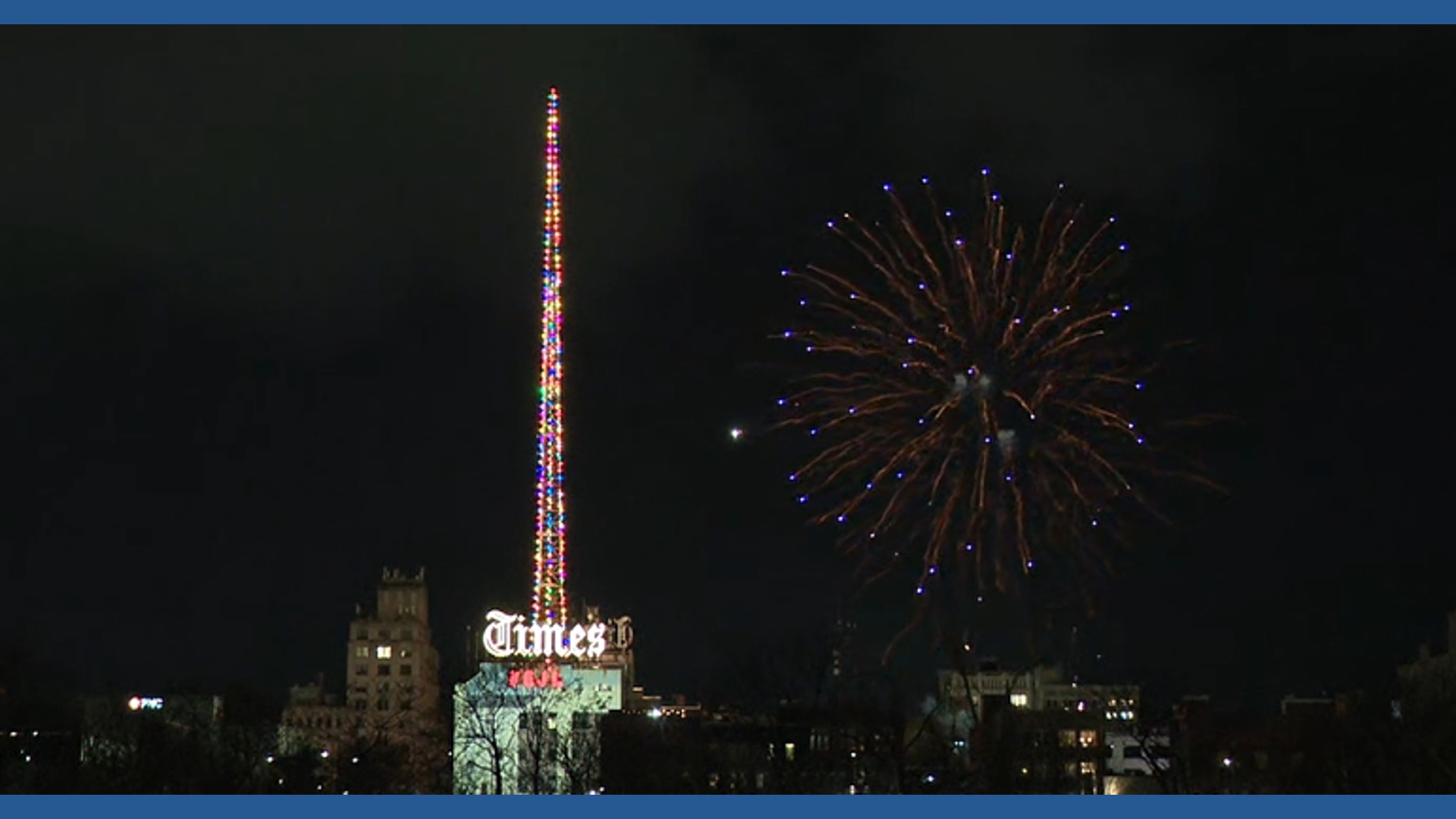 The WEJL Radio tower lighting up the sky for the holidays | wnep.com