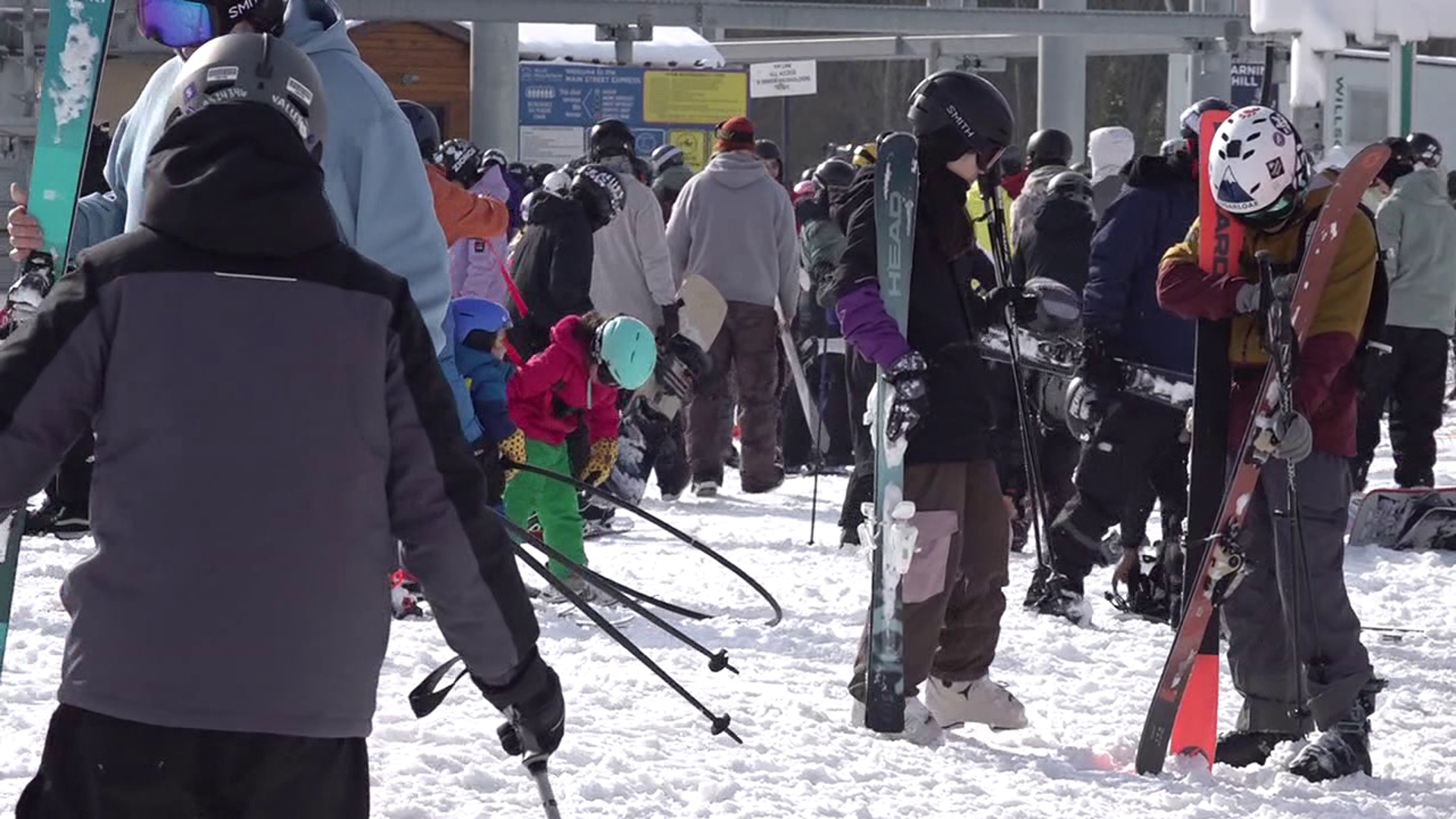 Skiers hit the slopes at Blue Mountain for opening weekend | wnep.com
