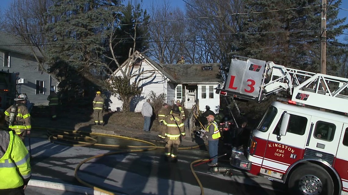 Home on Miller Street in Luzerne borough burns | wnep.com
