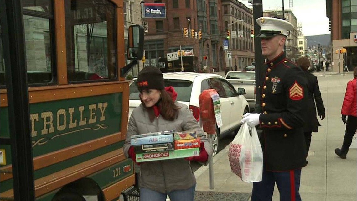 COLTS, Marines Team Up To Stuff The Bus | wnep.com