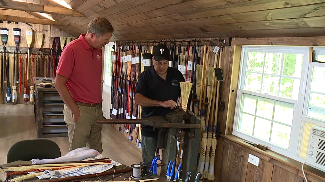 Handmade brooms | On The Pennsylvania Road | wnep.com