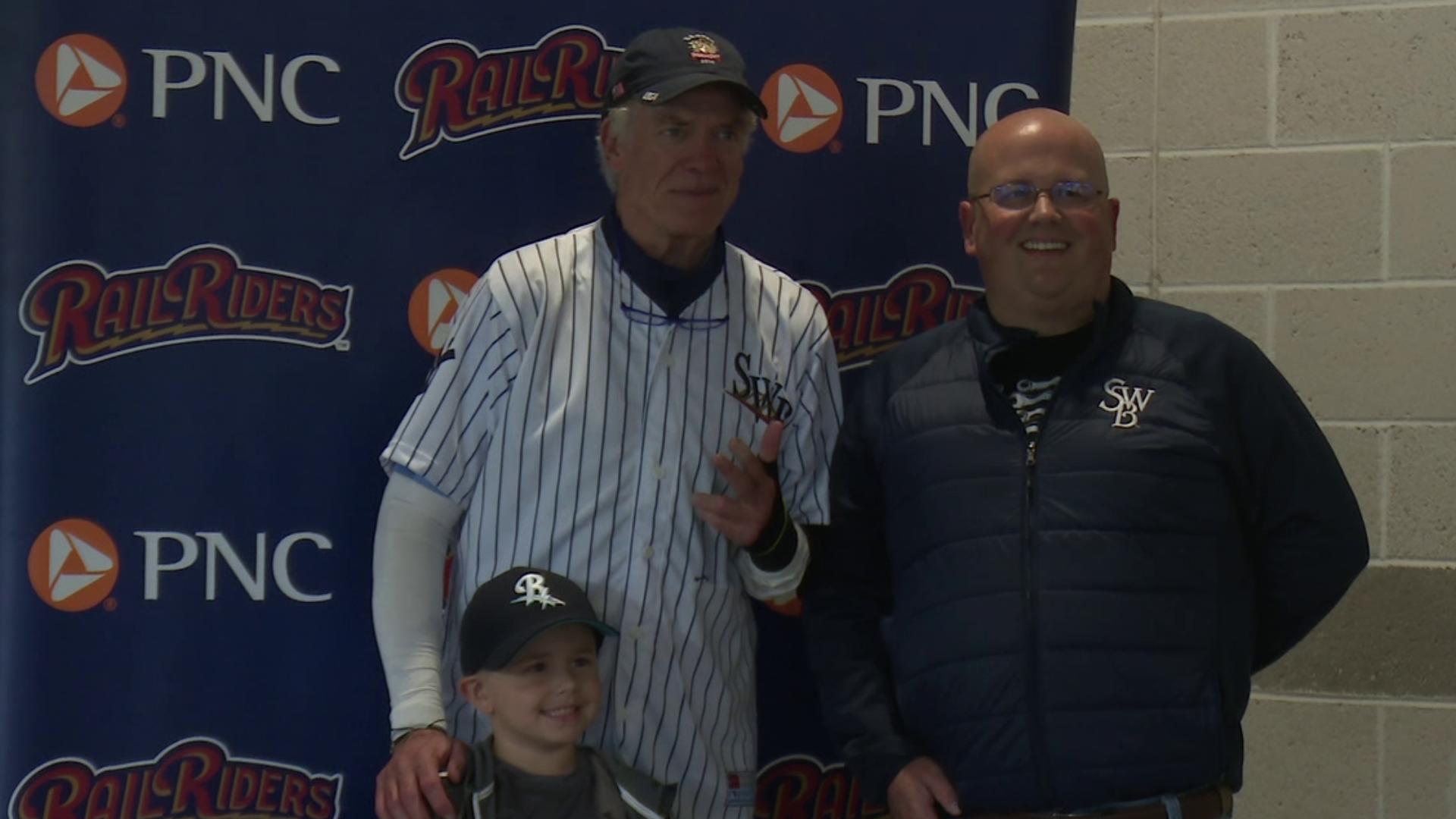 Shooter McGavin takes on baseball at PNC Field | wnep.com