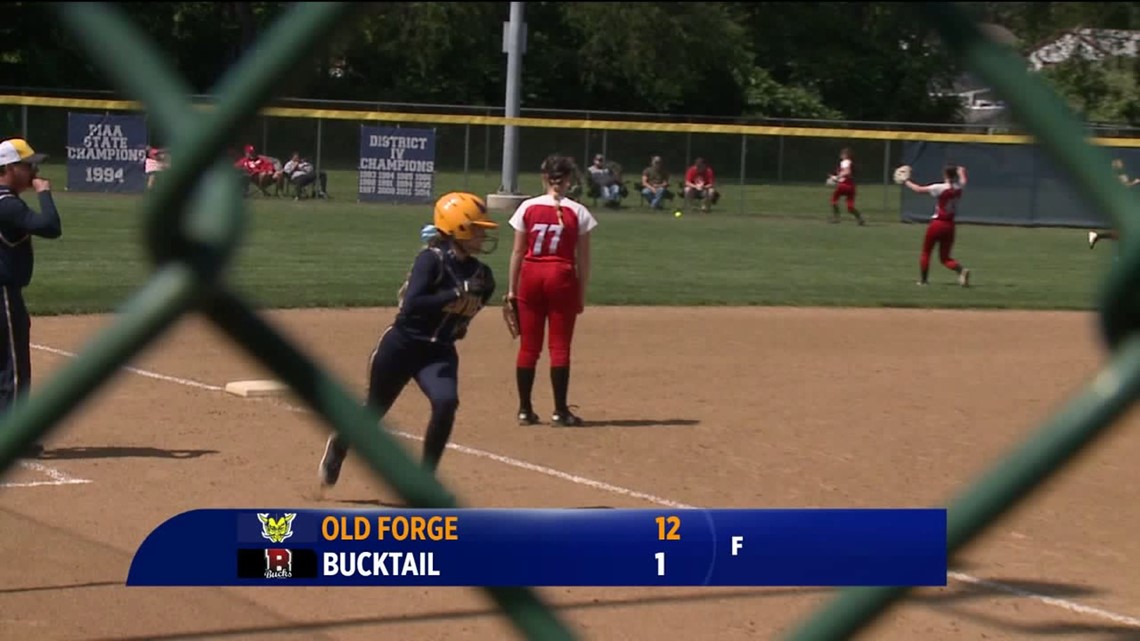 Bucktail vs Old Forge softball | wnep.com