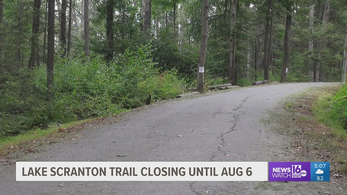 Portion of Lake Scranton Trail closing temporarily | wnep.com