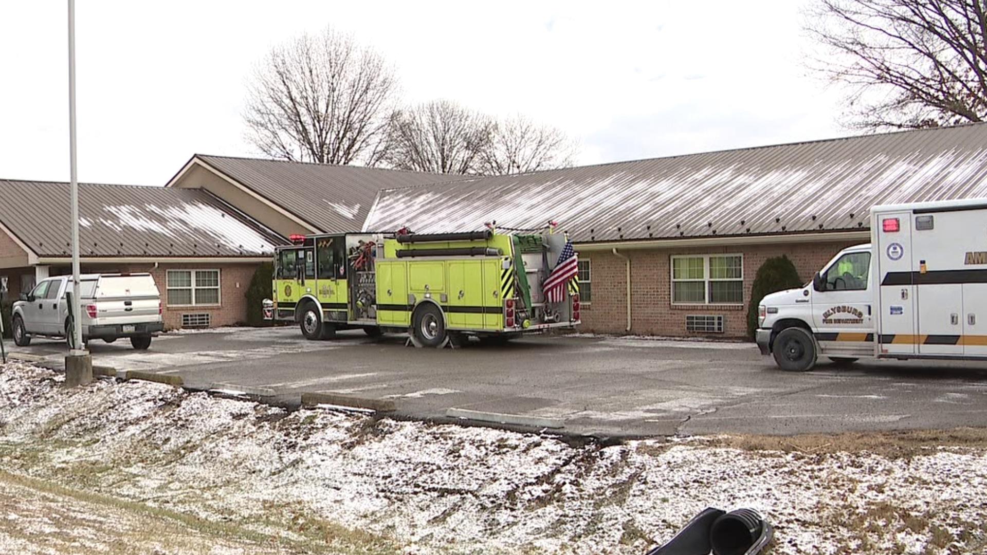 Staff members take action during fire in Northumberland County | wnep.com