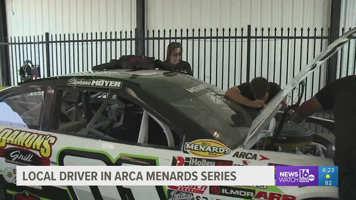 Stephanie Moyer From Sheppton, PA Driving In The ARCA Menards Series At ...