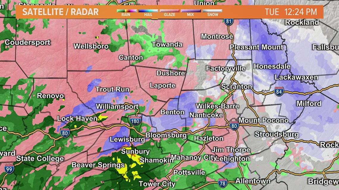 Kurt has the latest on the wintry weather moving across PA | wnep.com