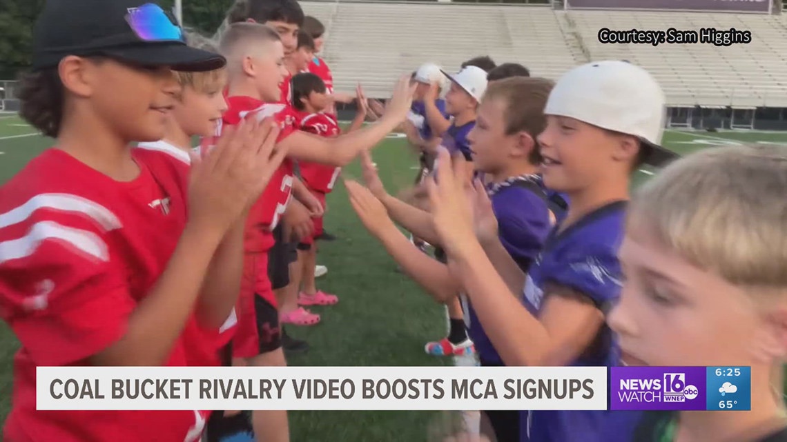 Youth Football Players Build Sign-ups With A Video On The Coal Bucket ...