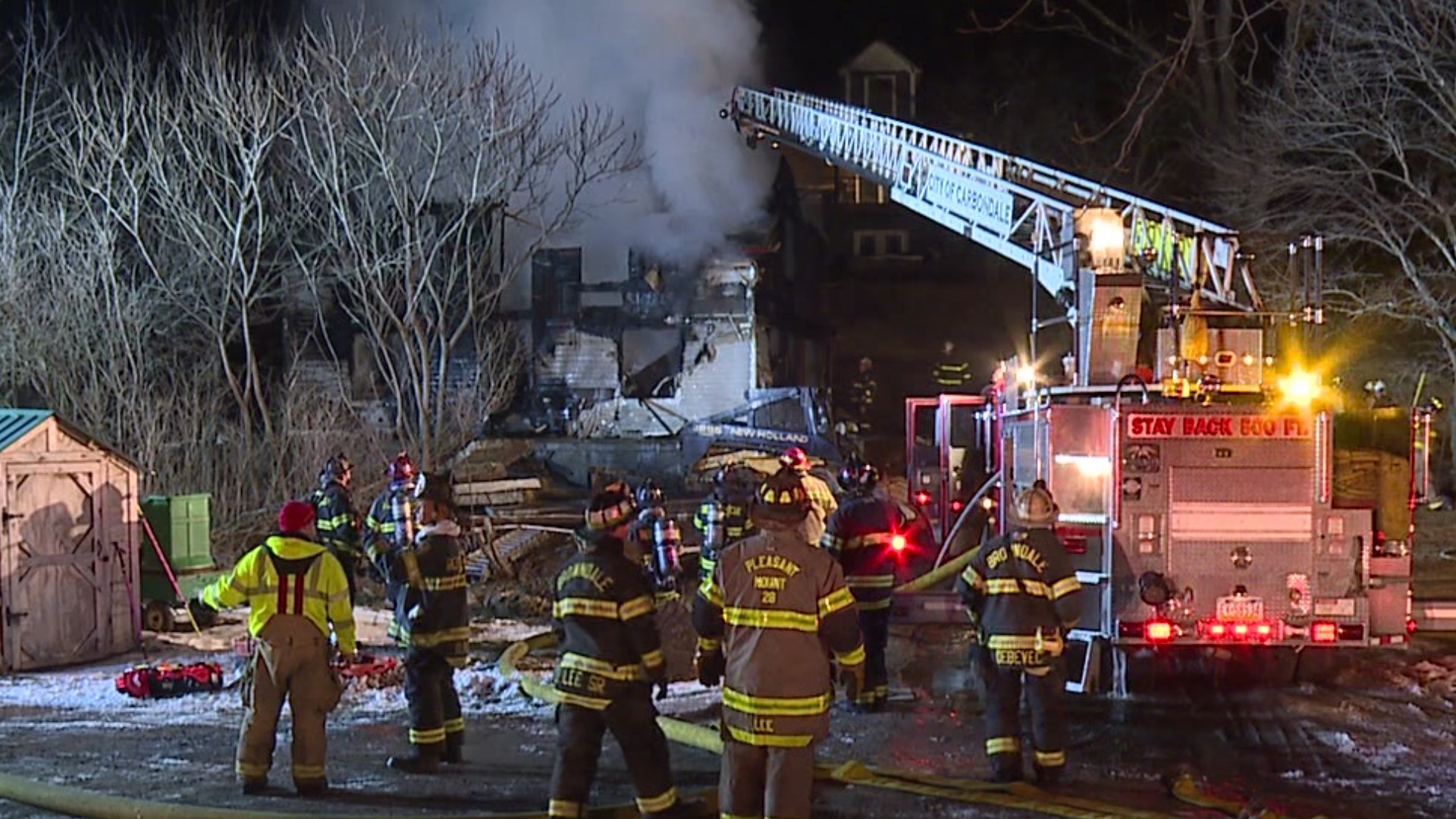 Flames gut house in Lackawanna County | wnep.com