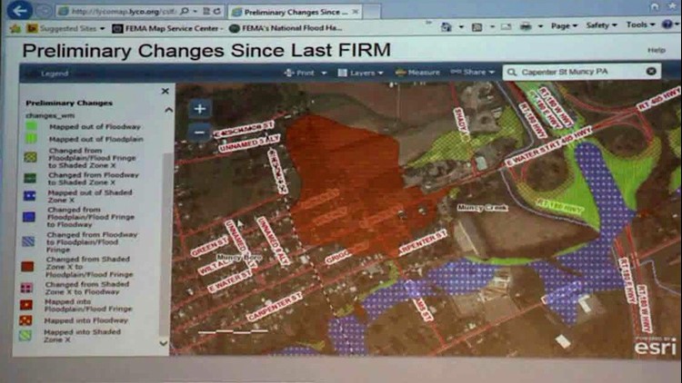 Homes Mapped Into And Out Of Floodplains | wnep.com