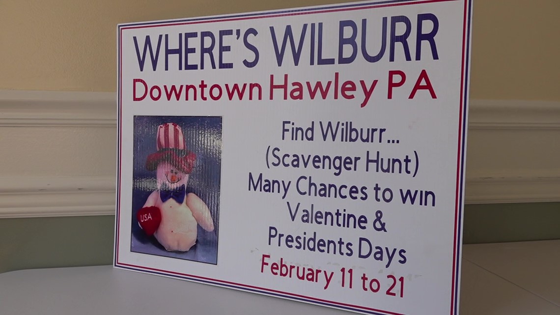 'Where's Wilburr' scavenger hunt underway in Hawley | wnep.com