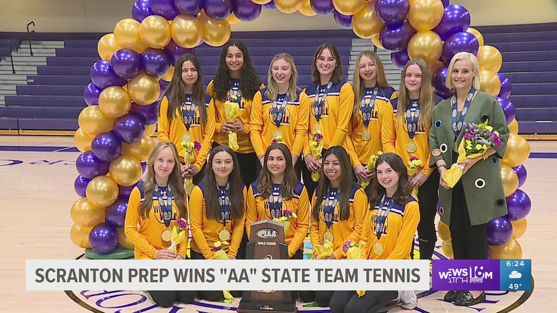 Scranton Prep Wins "2A" State Tennis Team Championship | wnep.com