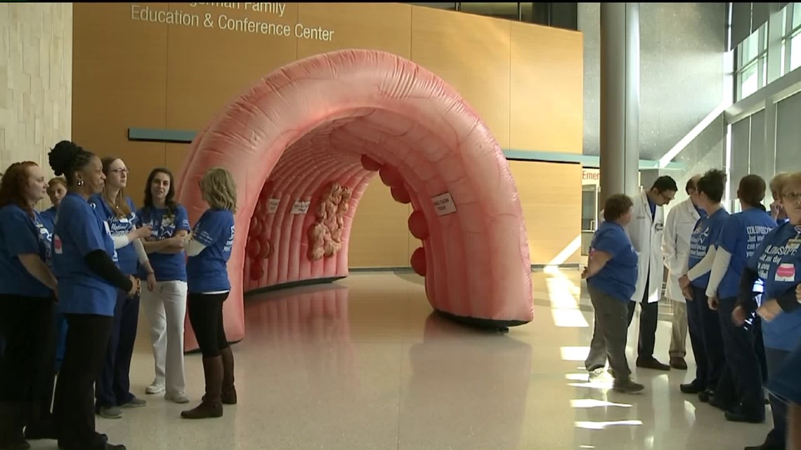 Larger Than Life Inflatable Colon Greets Visitors in Lycoming County ...