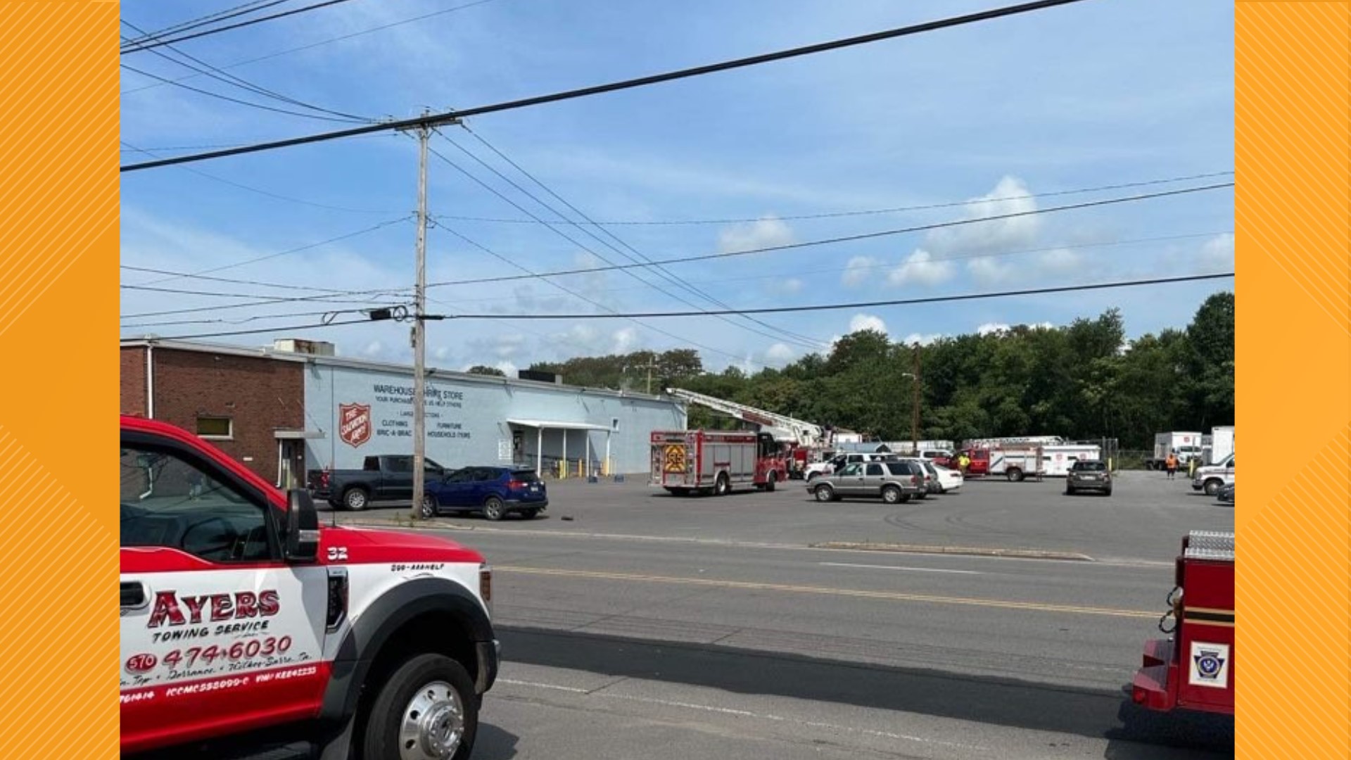 Salvation Army Thrift Store in Luzerne County catches fire | wnep.com