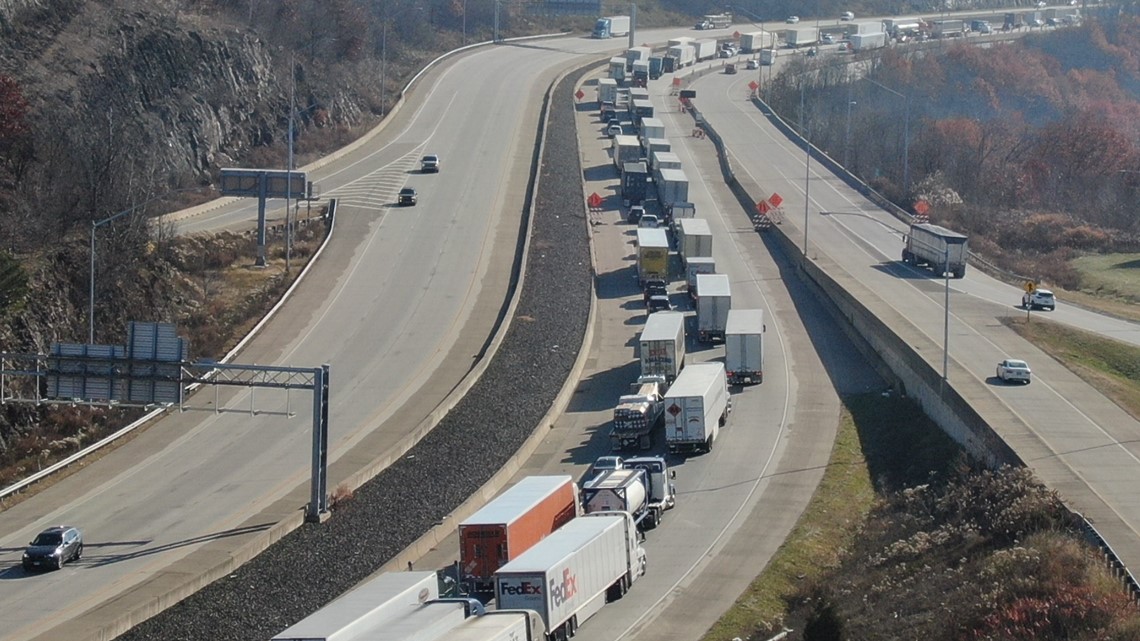 Dunmore I-84 work slowing traffic | wnep.com