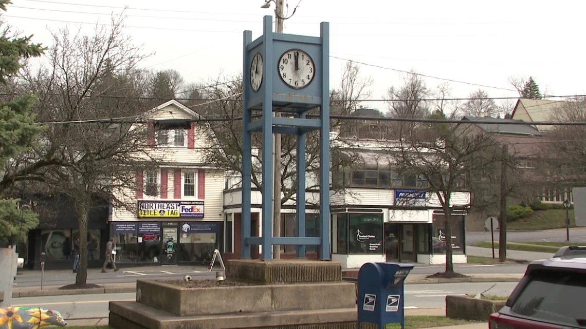 Community members hoping to move clock tower and memorial plaque to ...